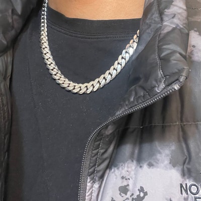 14mm 999 Pure Solid Silver Hand Made Cuban Link Chain 24inchs - Etsy