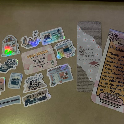 Blue Bookish Holographic Sticker Bundle Bookish Kindle Stickers Book ...