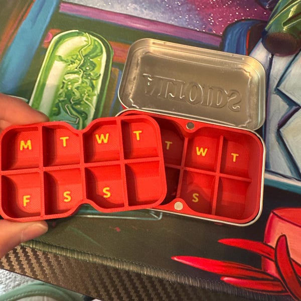 Altoids Tin Pill Storage Insert - Ingenious Design for Organized ...