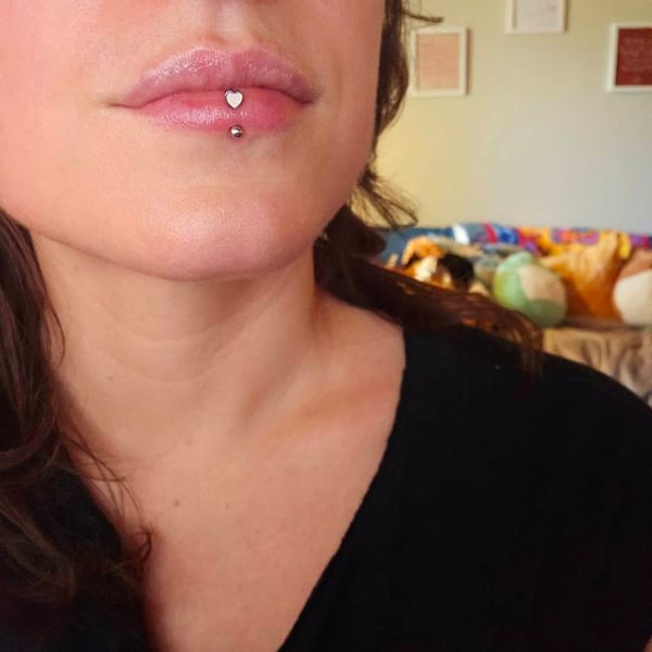 Minimalist Star Lip Ring, Sweet Lip Ring, Star Lip Piercing, Punk Style ...