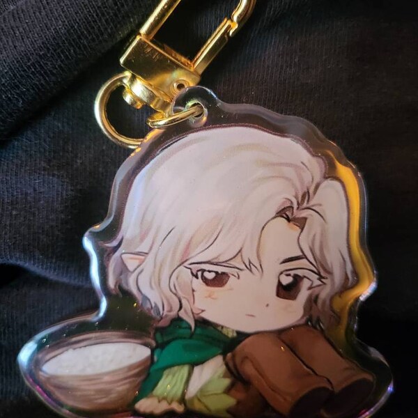 ZZZ Food Keychains | 2.5 Inch Rainbow Epoxy | Seth Lowell | Zhu Yuan ...