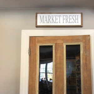 Large Kitchen Sign Wooden Kitchen Sign Kitchen Wall Decor Farmhouse ...