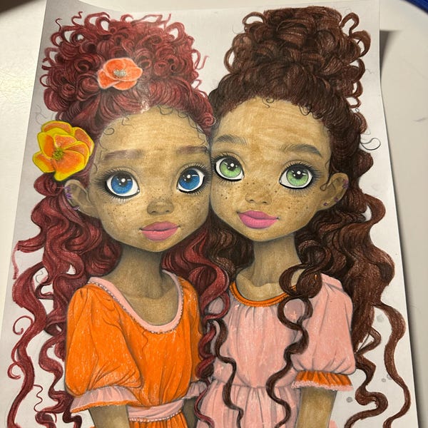 Boho Girls Coloring Pages, 16 Digital Downloads, Beautiful Portraits ...