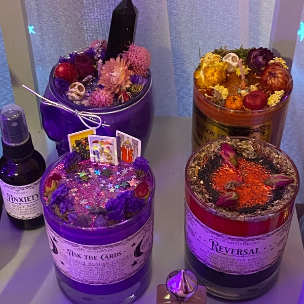 Reversal ~ Hoodoo Reverse Candle, Witches Spell Candle, Spell Candle ...