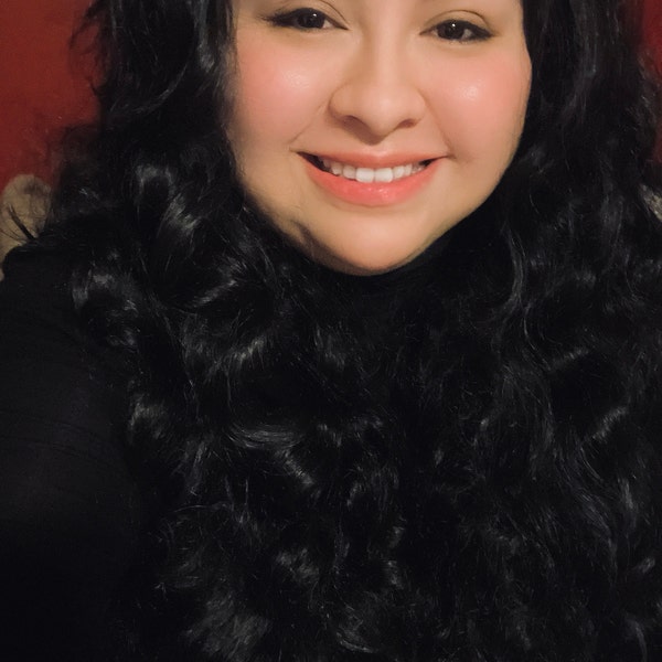 Natural Black Wig 13" X 6" Large Base Lace Front Wig 32 Inches Wavy ...