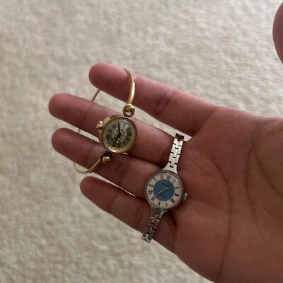 RARE Gold Watch chaika Gorgeous Tiny, Gold Women's Watch With Unsual ...