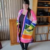 Long Crocheted Cardigan, Autumn Duster Cardigan Crochet Pattern, Easy ...