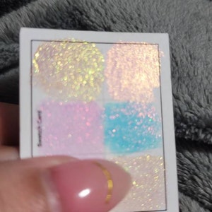 MICA DOTCARDS Handmade Watercolors Mica Metallic Dot Cards Sample Sets ...