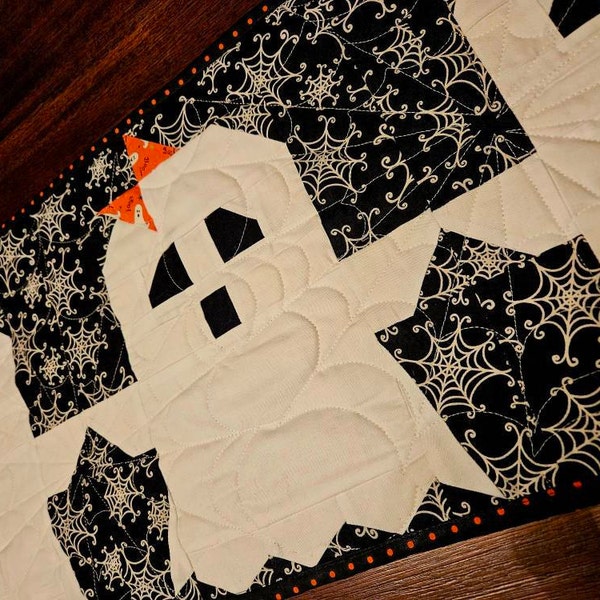 Boo! Ghost Quilt Pattern PDF the Pattern Basket - Etsy