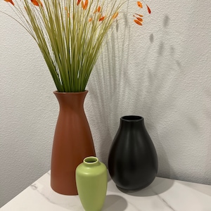 Tall Craftsman Pottery Teco Style Vase Bungalow Interior | Etsy