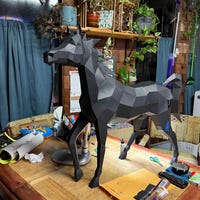 DIY Simba Papercraft PDF SVG Vorlage zum Erstellen von 3D Simba sitzend ...