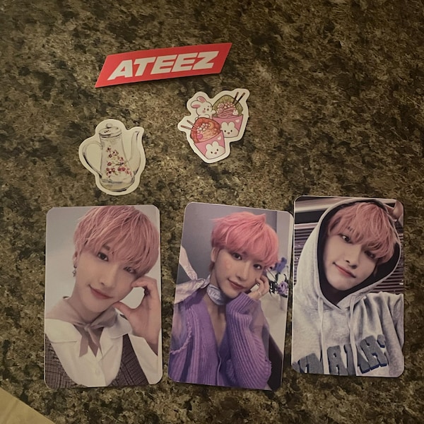 Ateez BOW-TEEZ Aniteez Stickers | Kpop Stickers - Etsy