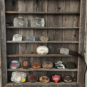 Belt Buckle Display Case Holds 24 Buckles - Etsy