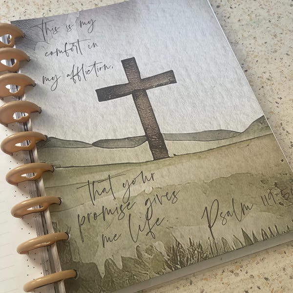 Faith Journal, 103 Printed Pages, Classic Happy Planner, Bible Study ...