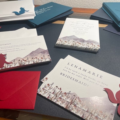 HEIDI Wedding Bundle, Large Wedding Printable Kit, Mountain Wedding ...