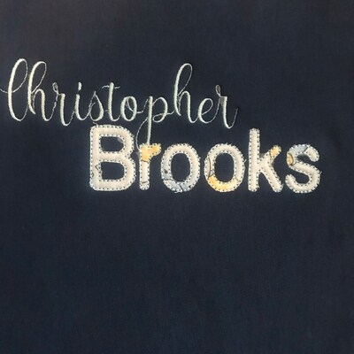 Jared Plain Letter Applique Alphabet Monogram Font Machine Embroidery ...