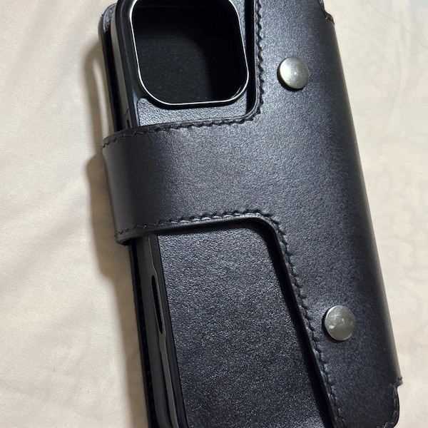 Leather Dual Phone Case, Leather Double Phone Case, Case Holds Two ...