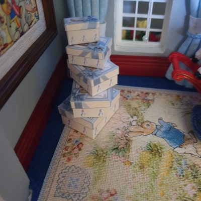 Peter Rabbit Box, Set of Boxes, Yellow and Blue Color, Beatrix Potter ...