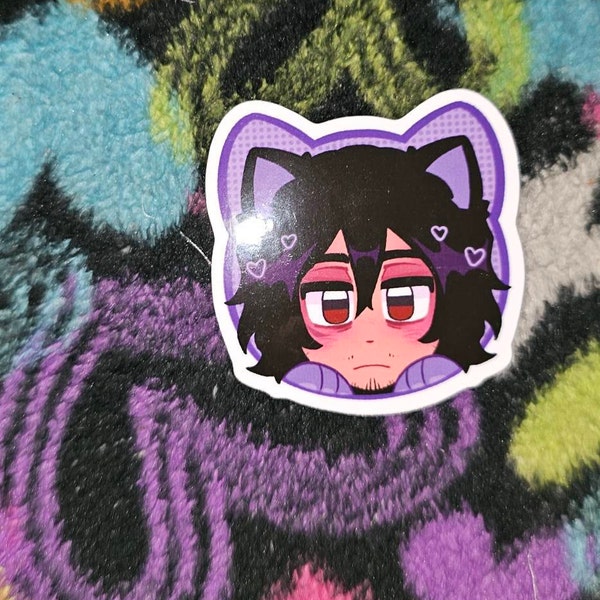 MHA Kitty Stickers - Etsy