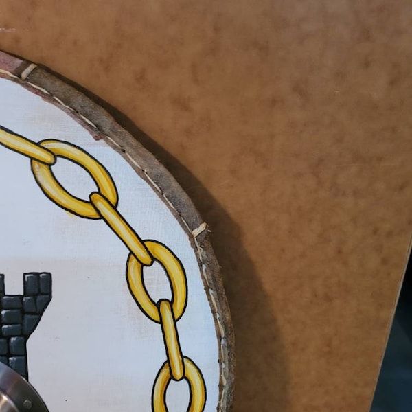 3 METERS PACK ! Rawhide Straps for Shield Edging - 5cm Width - Sca Larp ...