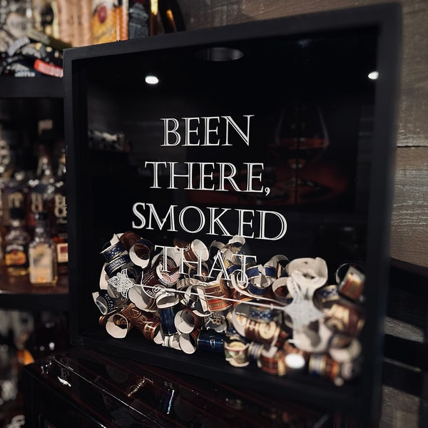 Cigar Band Custom Shadow Box, Personalized Cigar Bands, Been There ...