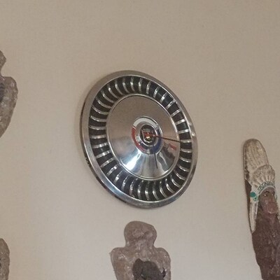 1980 1985 Buick Skylark Hubcap Clock Automotive Wall Clock 1981 1982 ...