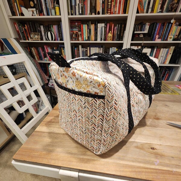 Patchwork Duffle Mini by Knot and Thread Design KAT114 - Etsy