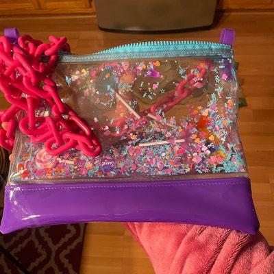 Liquid Glitter Tiny Wallet Life in Plastic, It's Fantastic Pink Small ...