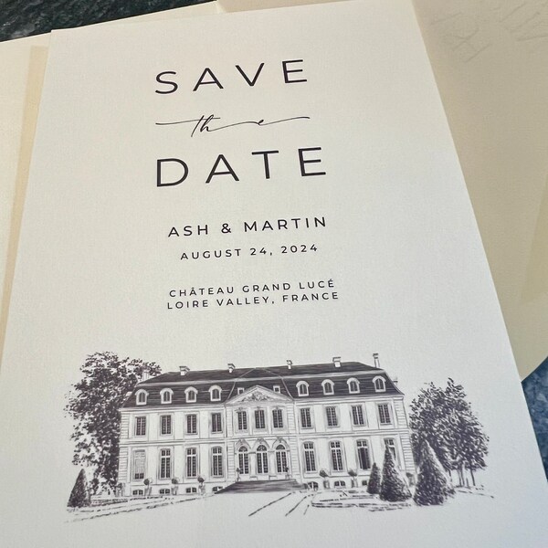 Hand Drawn Wedding Venue Map Invitation, Custom Wedding Map ...