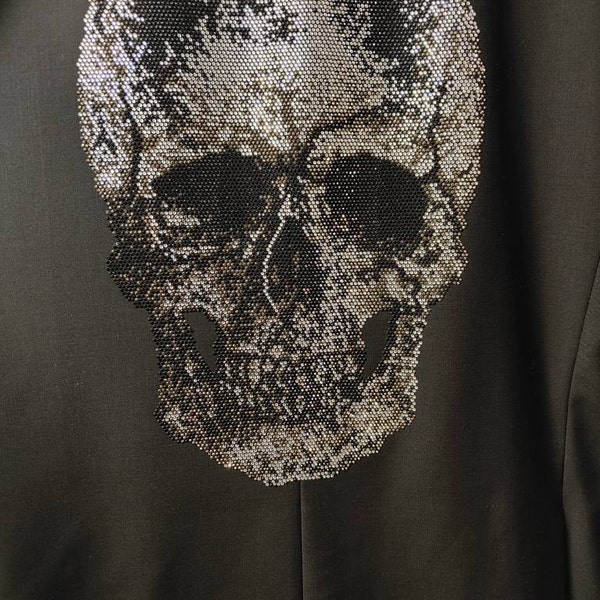 Shark Heat Press Hot Fix Iron on Rhinestone Motif , Rhinestone Shark ...