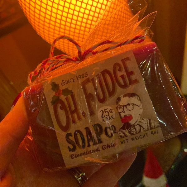 Oh Fudge! Soap Bar WRAP Inspired by Holiday Classic Movie "a Christmas ...