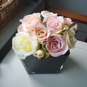 13 X Ivory Vintage Pink and Soft Peach Silk Roses and Buds - Etsy