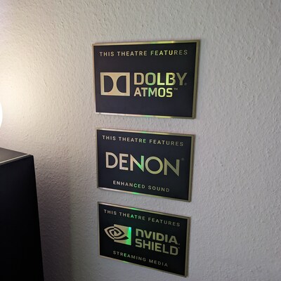 KEF Home Theater Sign - Etsy