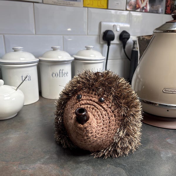 Hedgehog Tea Cosy, Great Tea Cozy in Your Kitchen, Dining, Handmade Tea ...