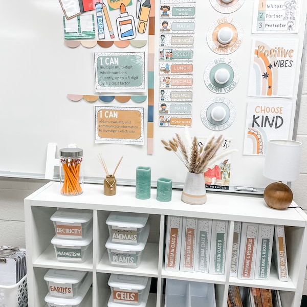 SPOTTY BOHO Classroom Decor Bundle | Boho Classroom Decorations | Boho ...