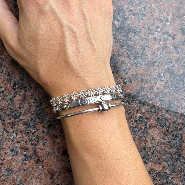 Silver Simple Adjustable Fish Cuff Bangle-fish Lovers Sealife Bracelet ...