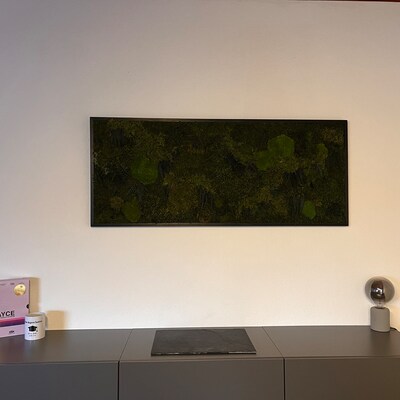 Mini Moss Wall Art in Miniature Embroidery Hoop Long Lasting Eco Gift ...