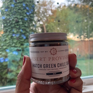 Hatch Green Chile Salt mild or Hot // 100% All Natural // Certified ...