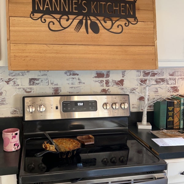 Custom Metal Kitchen Sign Kitchen Decor Kitchen Wall Art Mimi's Kitchen ...