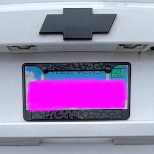 Rock on Skeleton Hand License Plate High Quality Black Carbon - Etsy