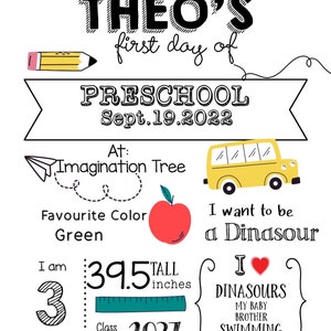 Editable Back to School Sign 2025, First/last Day of School Sign ...
