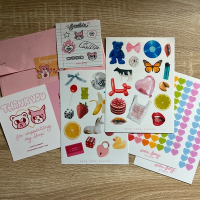 Angry Emo Cat Sticker Holographic Cat Sticker, Waterproof, Cute Cat ...