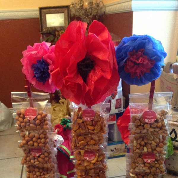 Fiesta Cinco De Mayo Bouquet Handmade Tissue Paper Flowers (6 Count) - Etsy