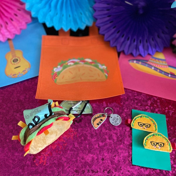 Taco Hair Clip, Taco Hair Bow, Taco Tuesday, Taco Twosday, Felt Hair ...