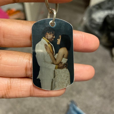 Drive Safe Keychain Custom Name Double Sided Key Chain photo Keychain ...