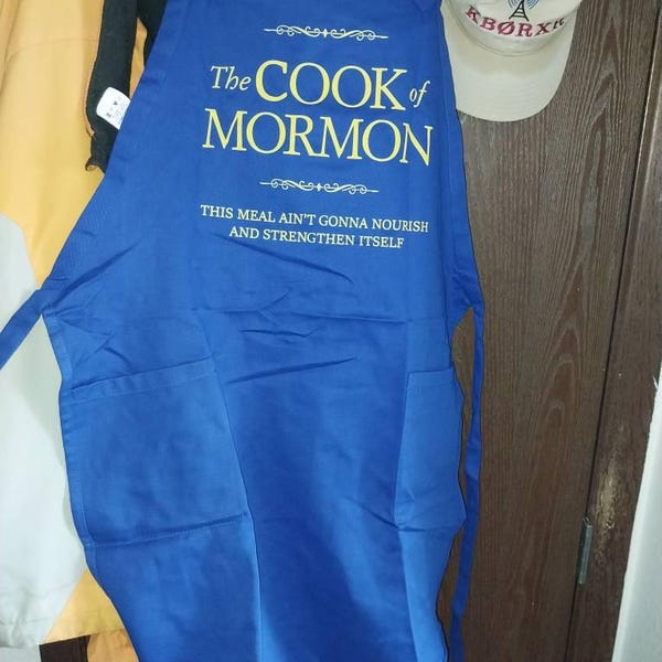 Cook of Mormon Apron: LDS Baking Gift - Etsy