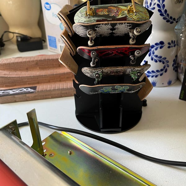 Laser Cut Fingerboard Rack for Tech Deck and Professional Fingerboards ...