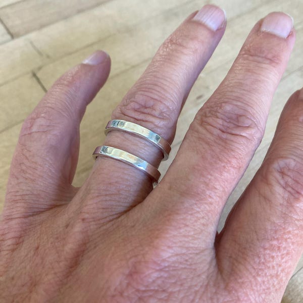 Sterling Silver MCP Joint Support Thumb Ring, Arthritis Rings, Thumb ...