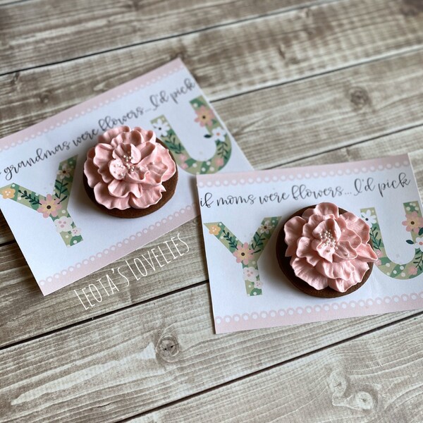 Printable Mini Cookie Card 5" X 7" Happy Mother's Day If Grandmas Were ...