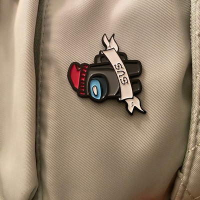 Among Us Inspired Sus Soft Enamel Pin - Etsy